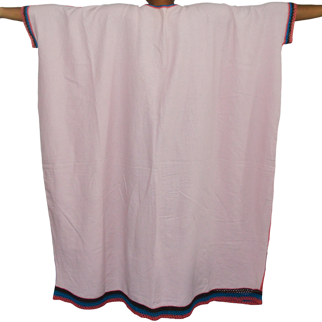 Wayuu Manta Dress Embroided – One Size Fits All – Lino – PIR0046 – ENMW