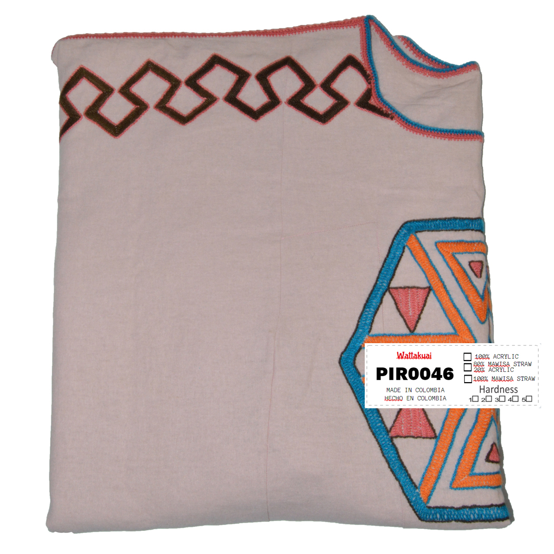 Wayuu Manta Dress Embroided – One Size Fits All – Lino – PIR0046 – ENMW